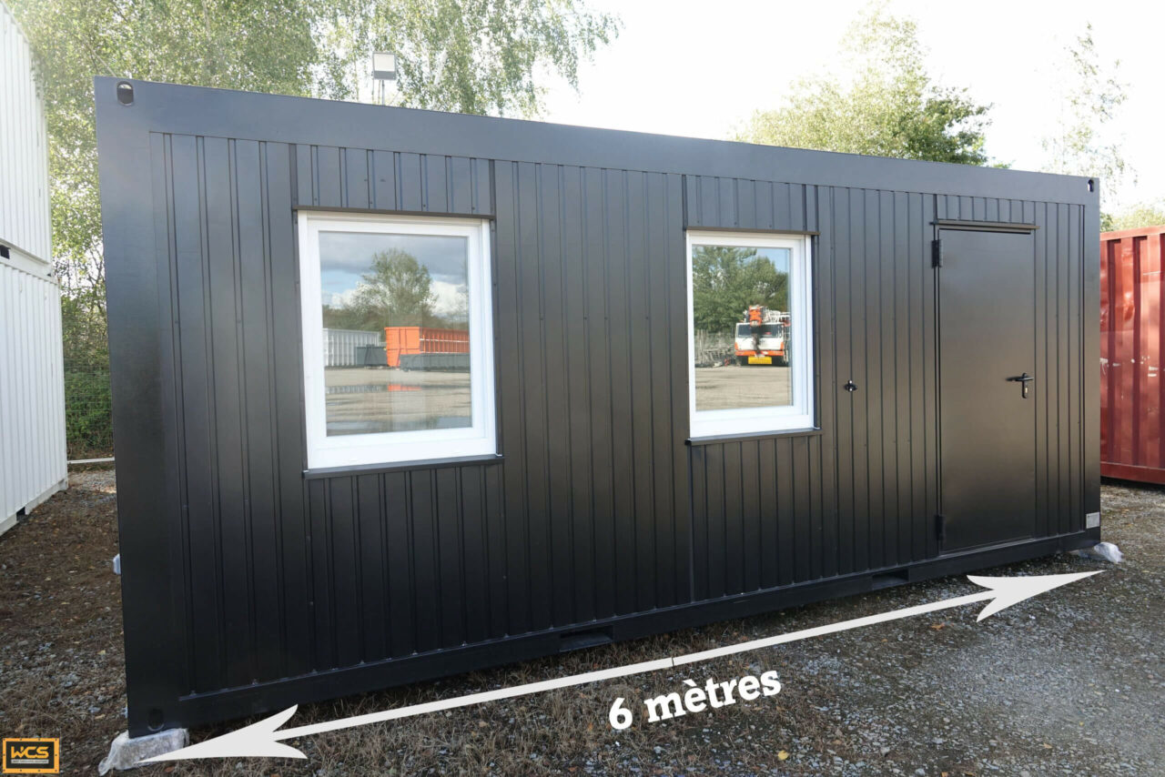 Bureau en container 3m x 6m - WCS Containers